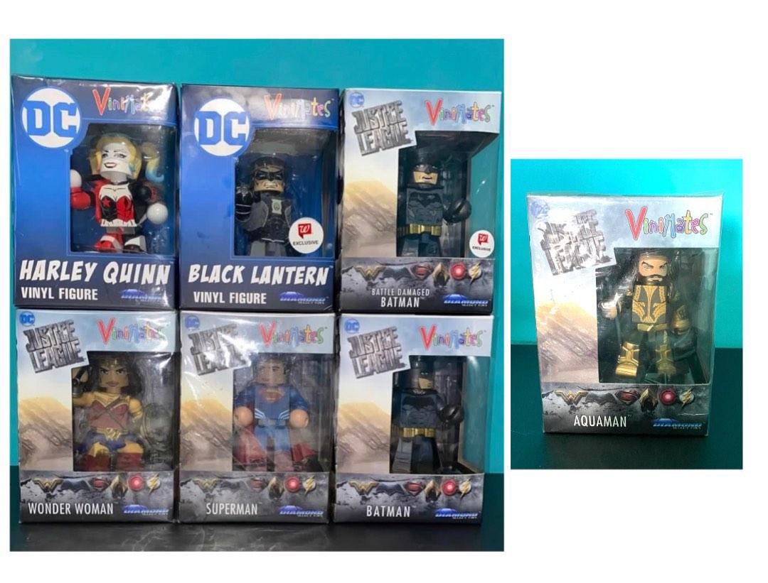 ViniMates DC vinyl figures justice league batman superman black lantern ...