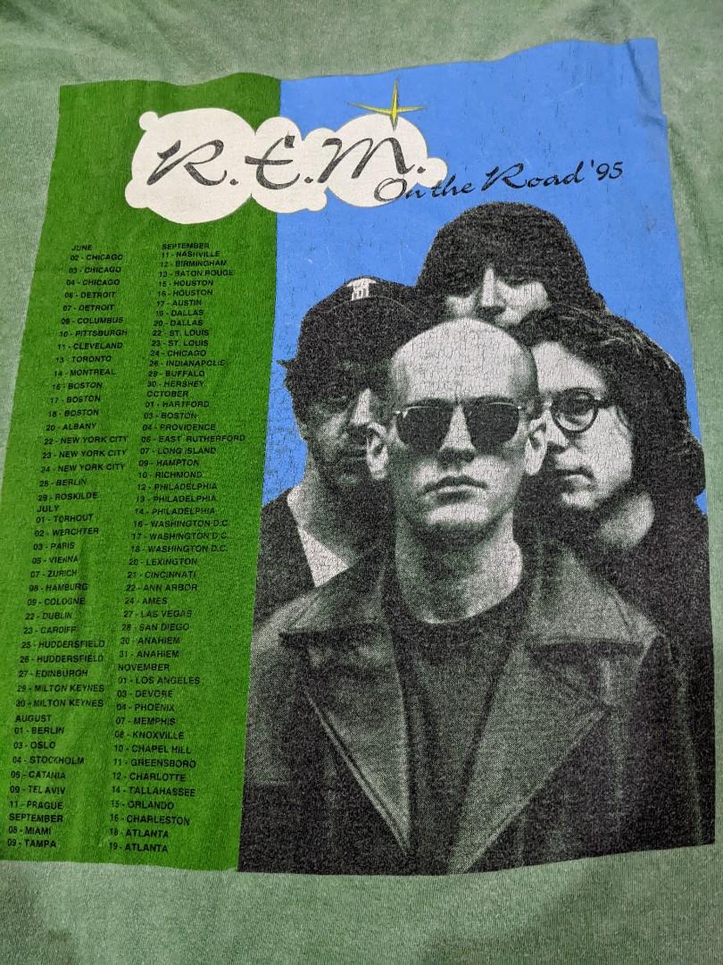 Vintage band REM 1995, Men's Fashion, Tops & Sets, Tshirts & Polo ...