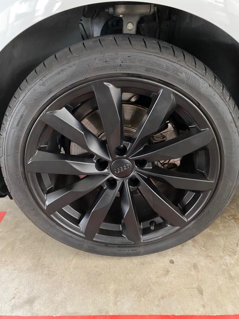WTS 18 inch Original Audi Rim with good year F1 tyres 90%, Car ...