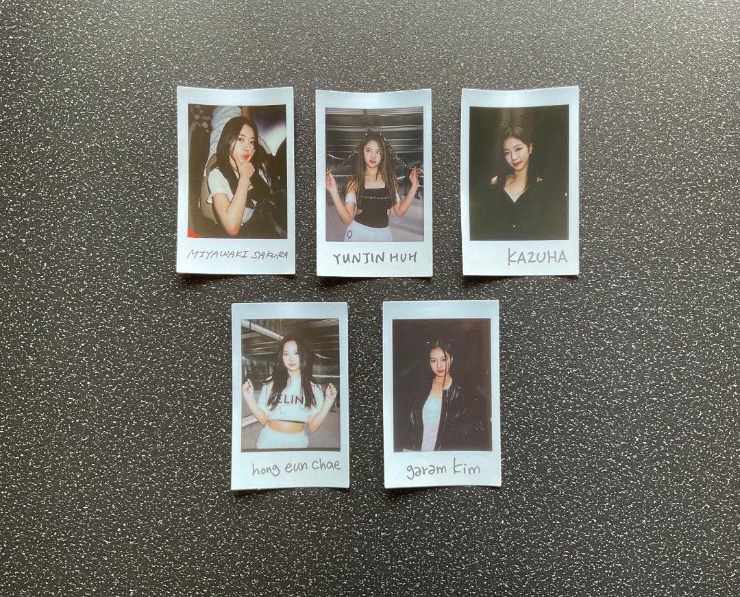 wts lesserafim hybe merch set chaewon sakura yunjin kazuha eunchae ...