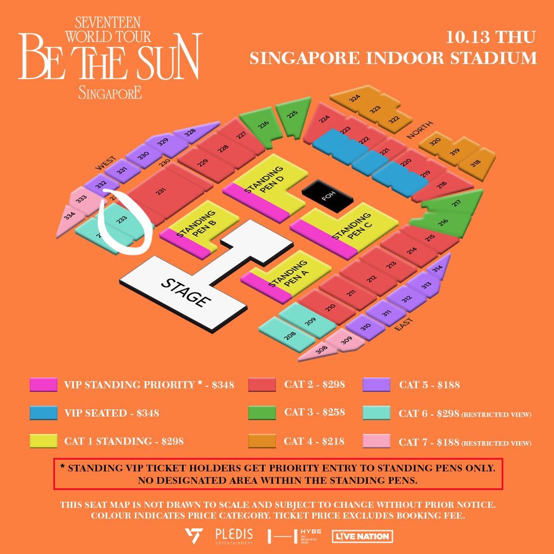 WTT seventeen svt be the sun concert tickets, Tickets & Vouchers, Event Tickets on Carousell