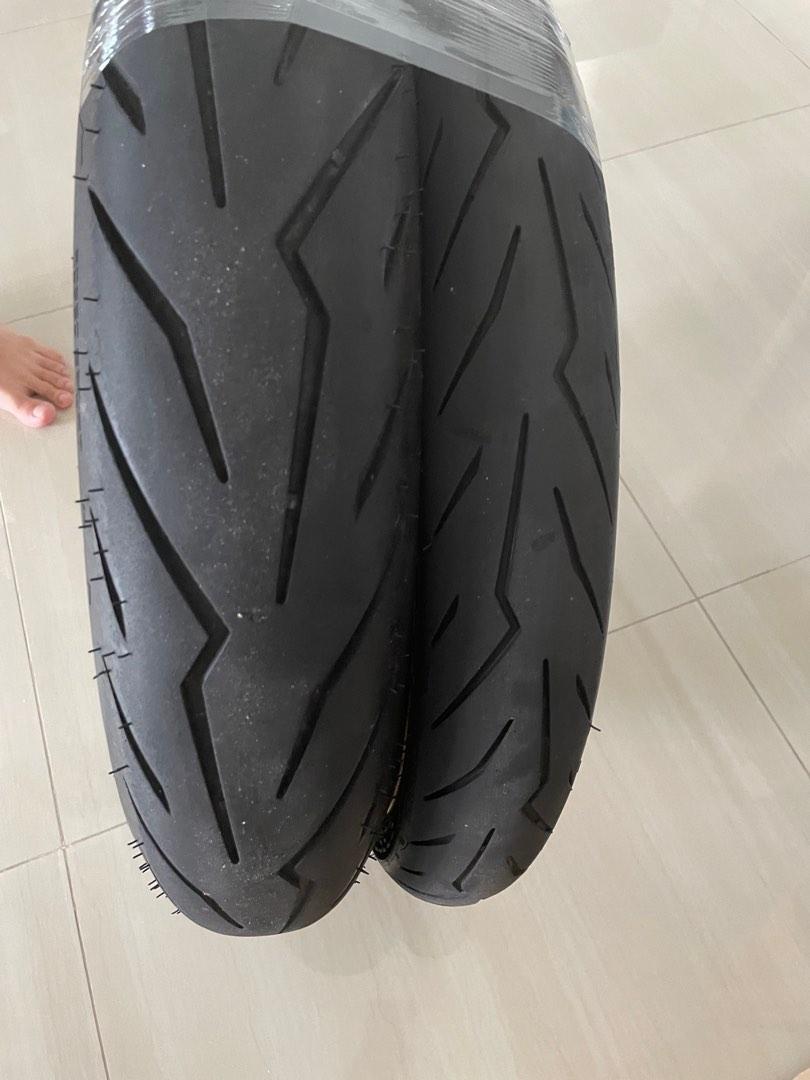 Y15 Gold RCB SP 522 Rims n tyre, Motorcycles, Motorcycle Accessories on ...