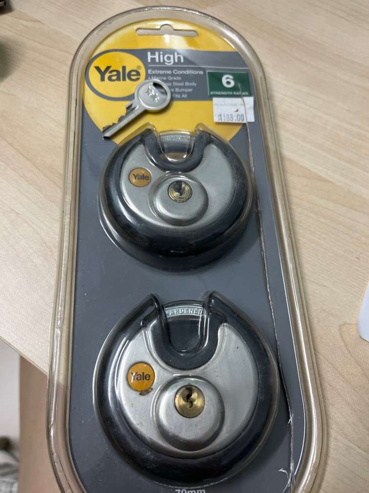 Yale grille lock, Furniture & Home Living, Security & Locks, Locks ...