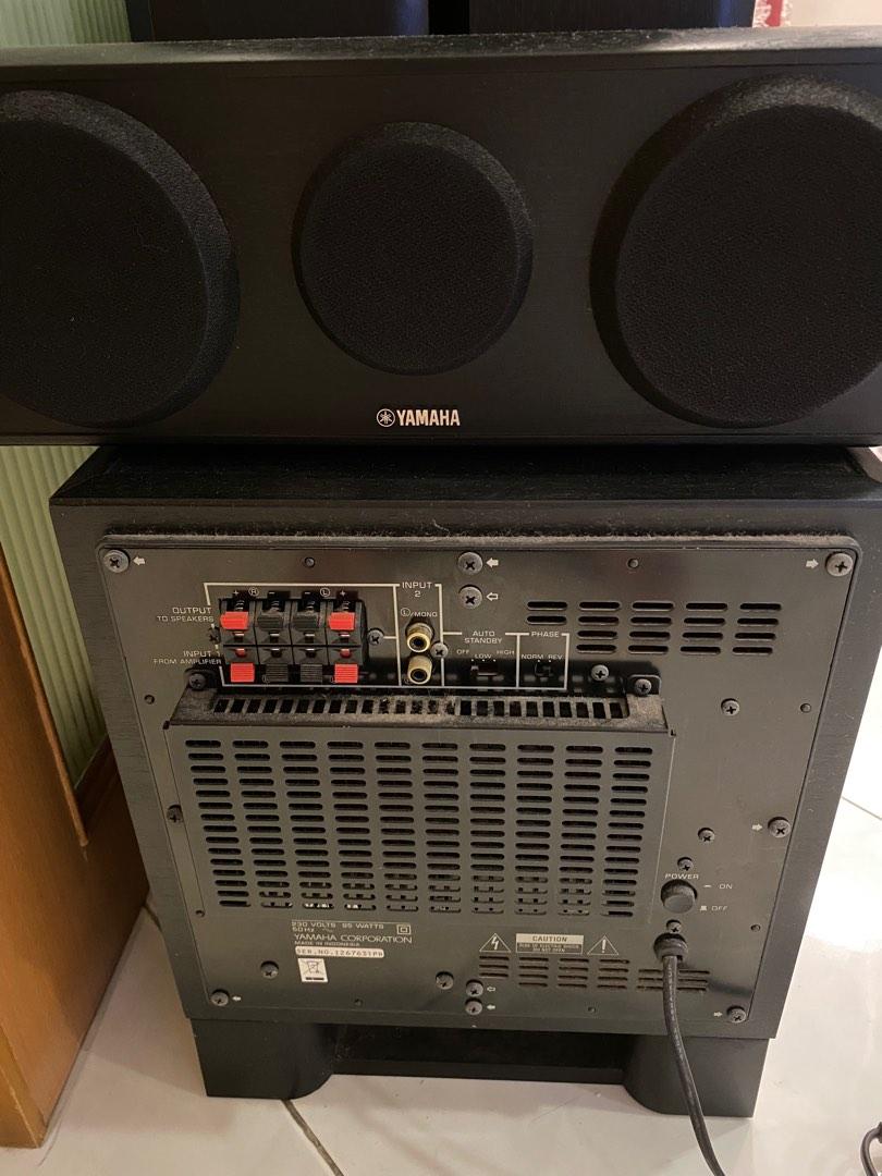 Yamaha Natural Sound AV Receiver RX-V471 with Yamaha 5-channel speakers ...