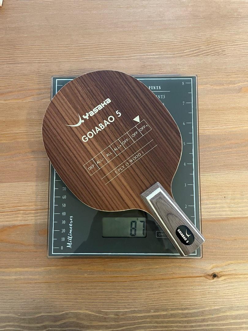 Yasaka Goiabao 5 亞蕯卡 黃檀五 乒乓球 直板, 運動產品, 運動與體育, 運動與體育 - 球拍和球類運動 - Carousell