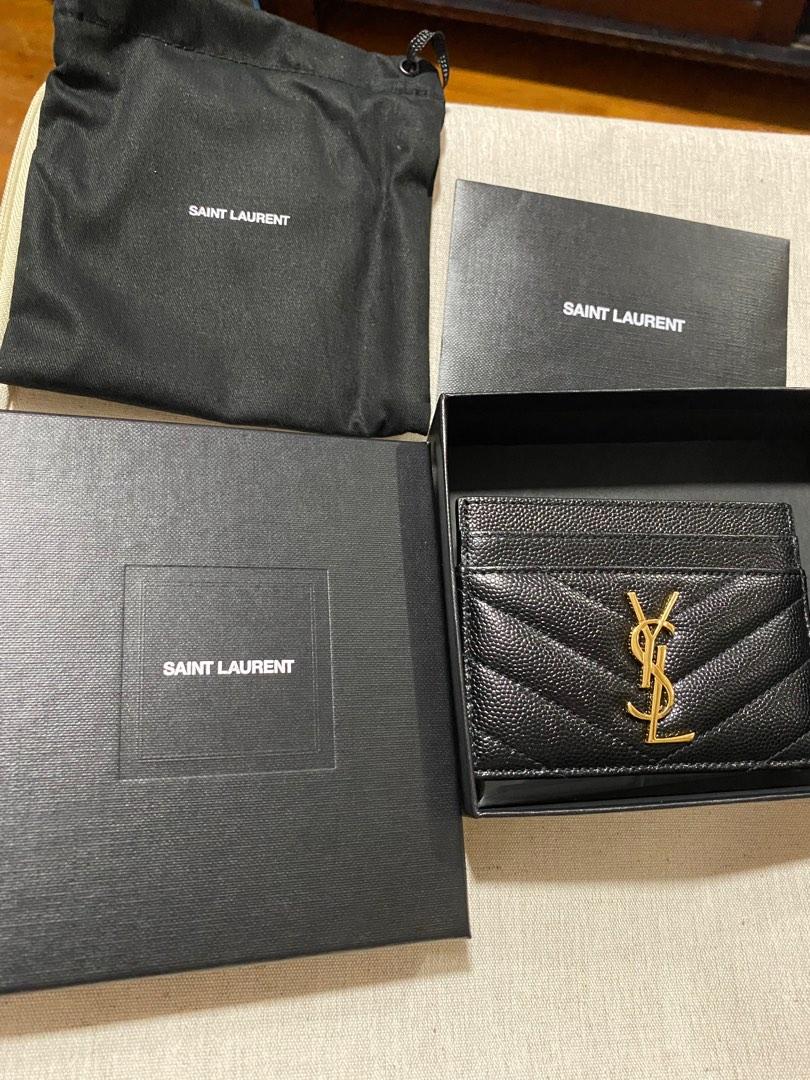 YSL Card Holder, Women's Fashion, Bags & Wallets, Wallets & Card ...