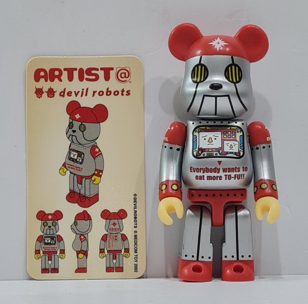 100% Bearbrick Series 3 ARTIST Devil Robots Secert rare, Hobbies & Toys, Toys & Games on Carousell