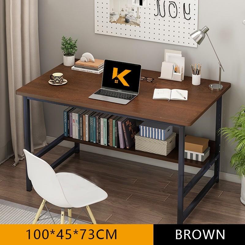 100cm Computer Table Meja Komputer Meja Belajar Study Table Computer ...