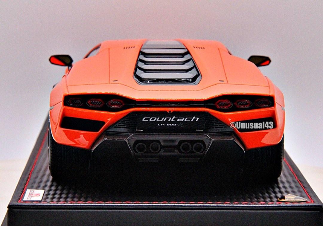 1/18 MR Models Lamborghini Countach LPI 800-4 Arancio, Hobbies & Toys ...