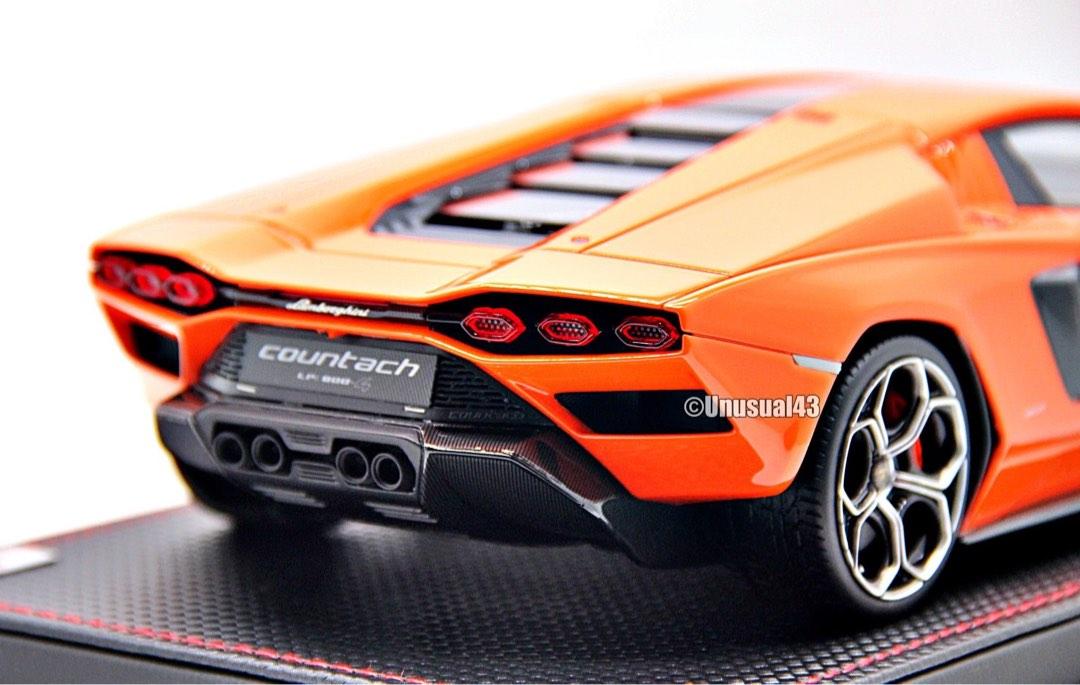 1/18 MR Models Lamborghini Countach LPI 800-4 Arancio, Hobbies & Toys ...