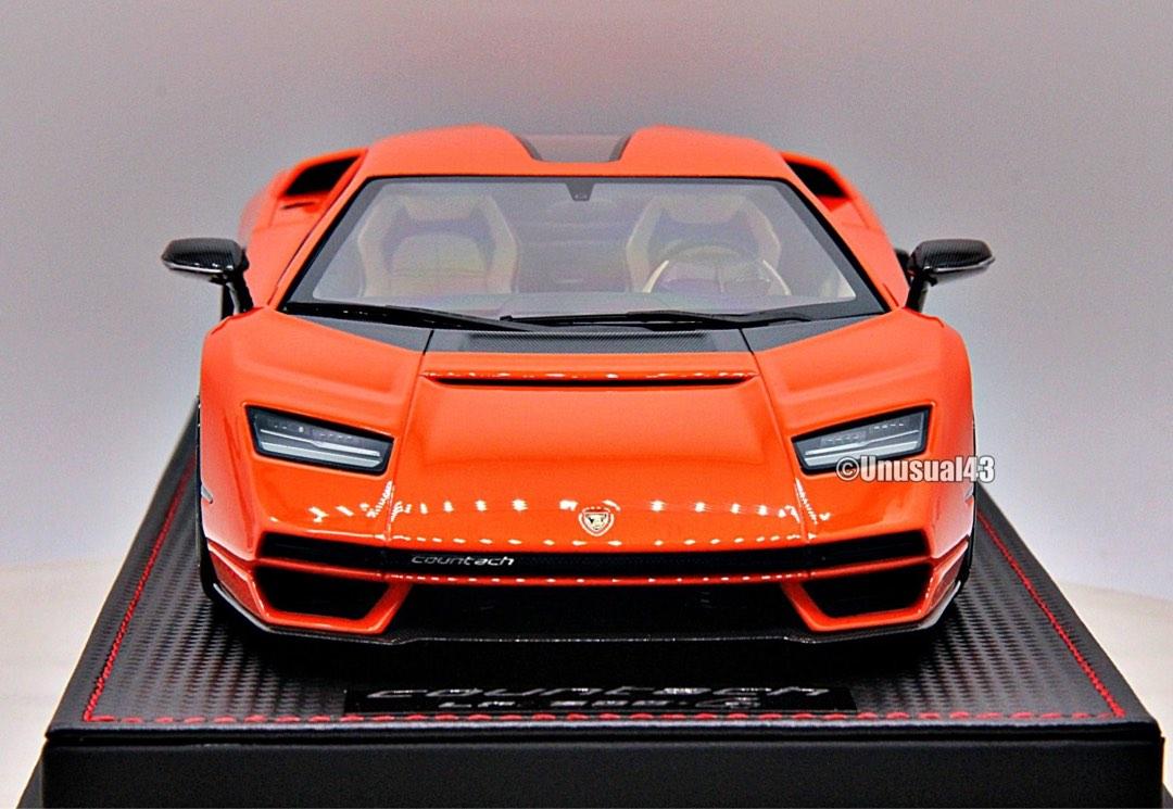 1/18 MR Models Lamborghini Countach LPI 800-4 Arancio, Hobbies & Toys ...