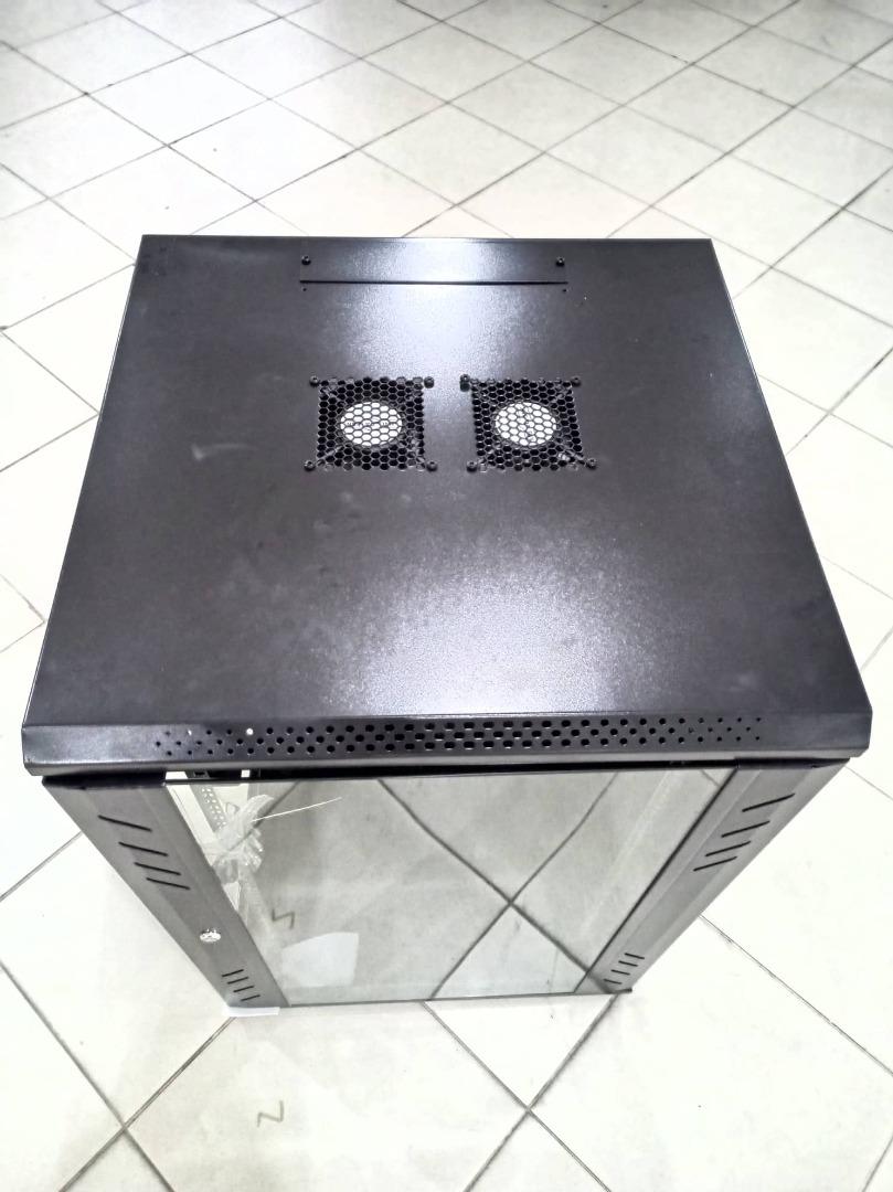 18U Wallmounted Data Cabinet W=600x D=590x H=3FT Glass Door on Carousell