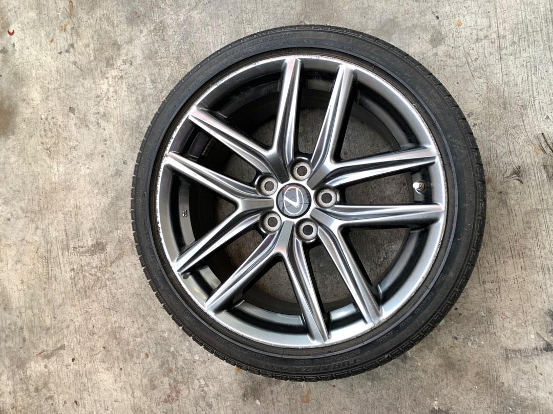 2014 Lexus IS350 F Sport mags & tires, Car Parts & Accessories, Mags ...