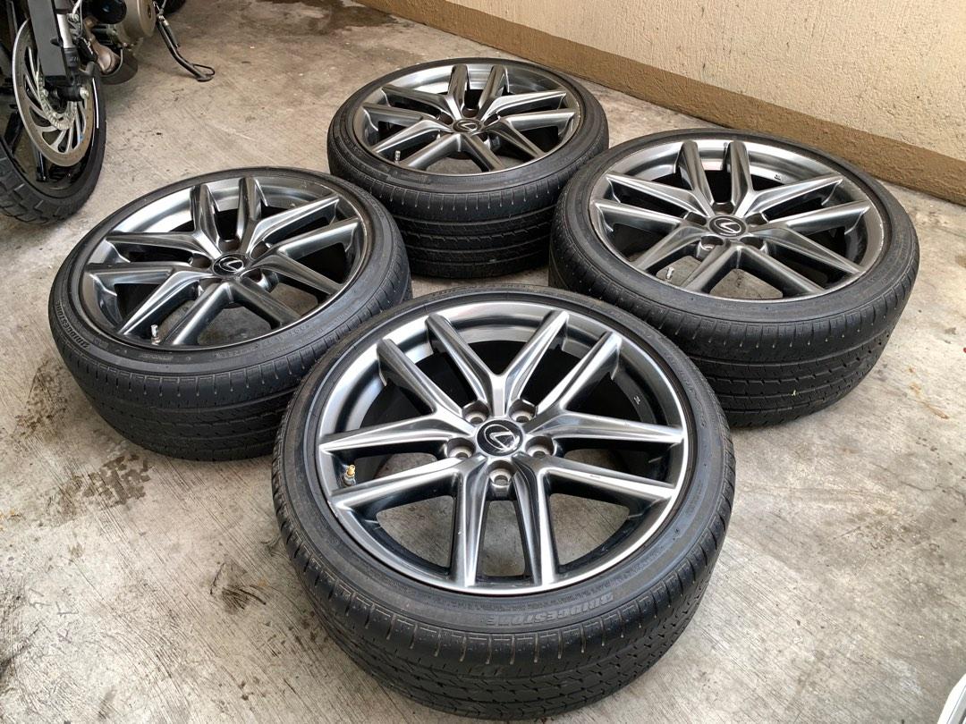 2014 Lexus IS350 F Sport mags & tires, Car Parts & Accessories, Mags ...