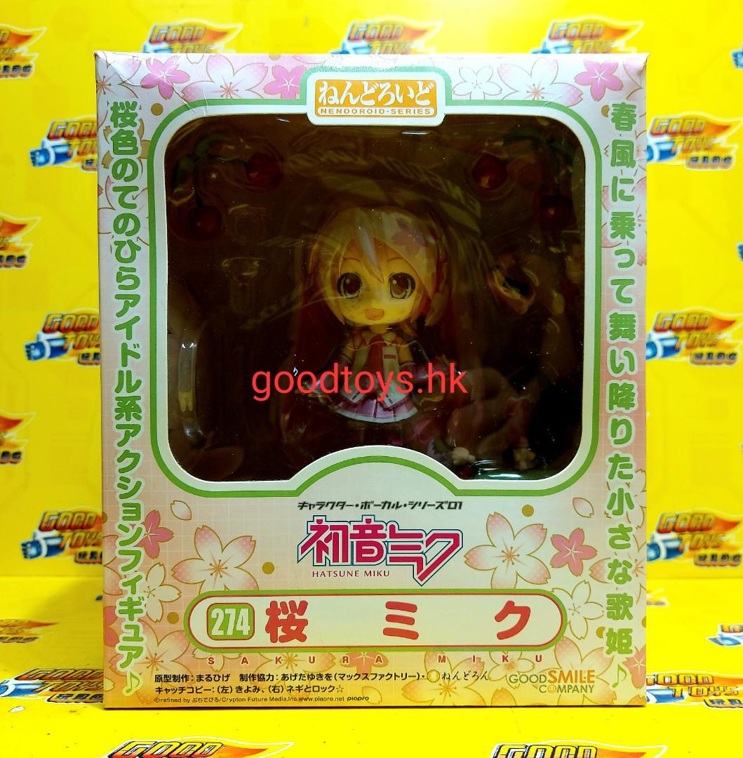 中古已開封 GOODSMILE NENDOROID SERIES 黏土人 274 HATSUNE MIKU 櫻初音, 興趣及遊戲, 玩具 ...