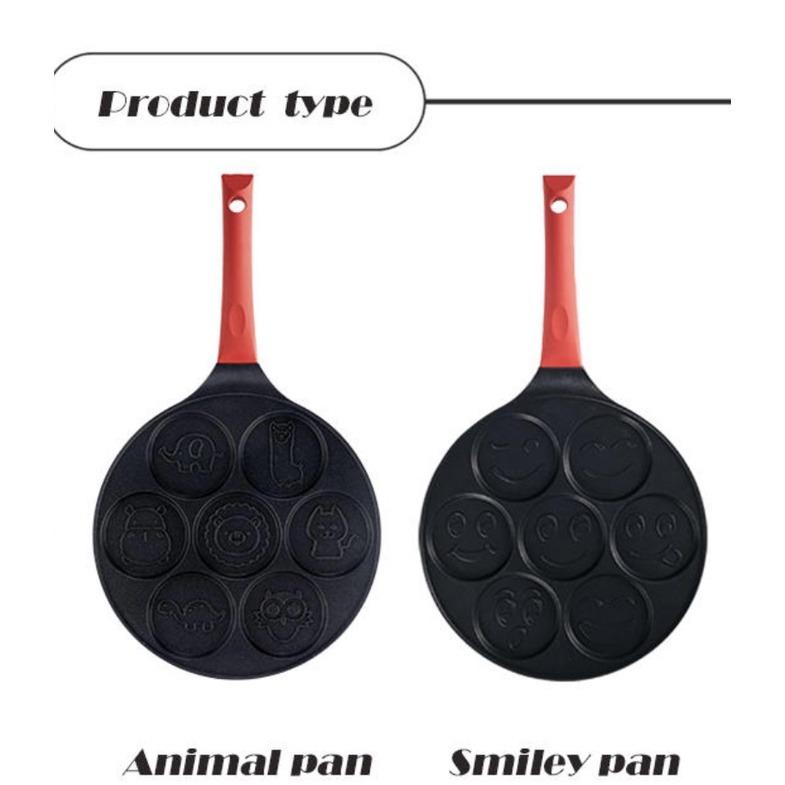 7 Unique Flapjack Faces Emoji Mini Pancake Non-stick Waffle baking ...