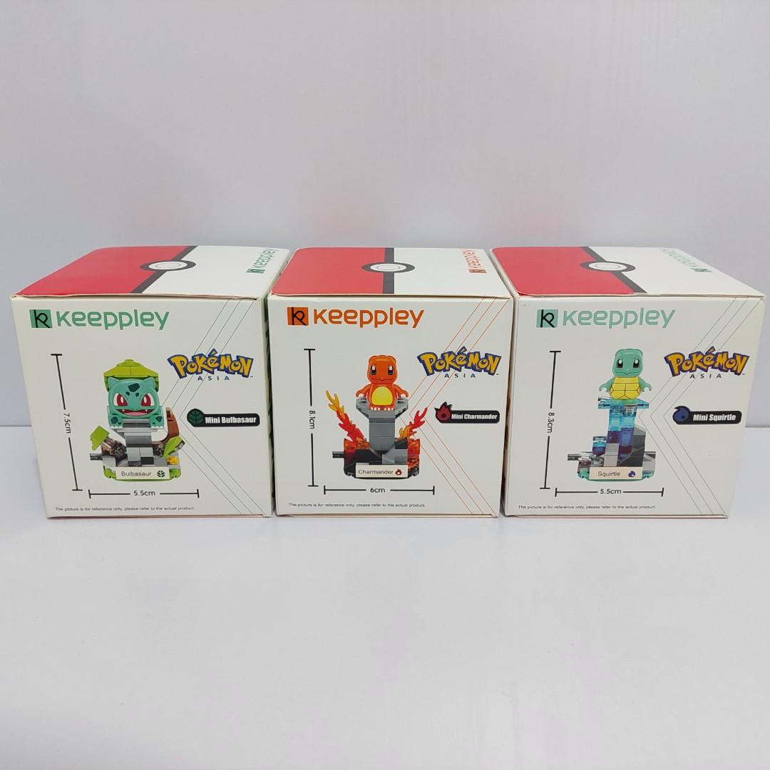 全新未開 最後一套6盒 Pokemon 積木模型 Keeppley B0104 Bulbasaur 妙娃種子 B0105 Charmander ...