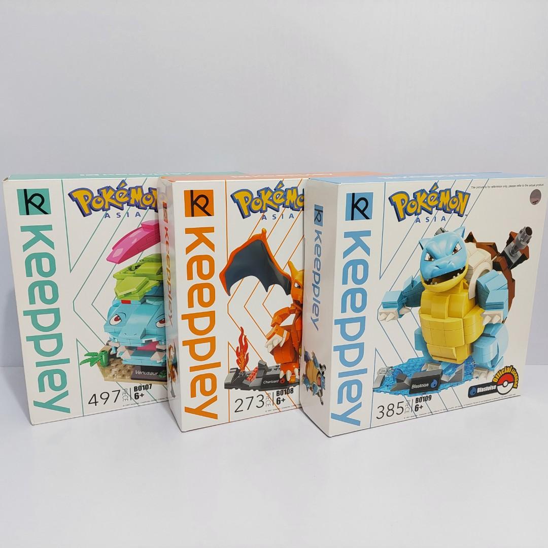 全新未開 最後一套6盒 Pokemon 積木模型 Keeppley B0104 Bulbasaur 妙娃種子 B0105 Charmander ...
