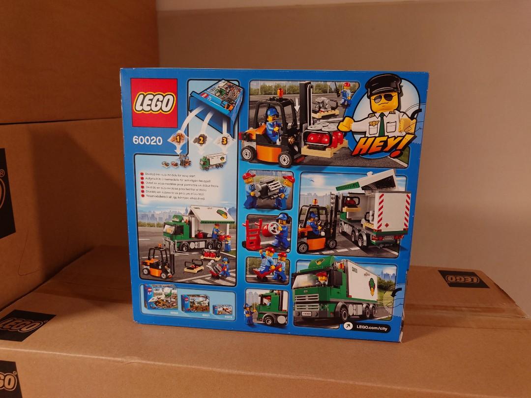 全新 Lego 60020 City Cargo Truck, 興趣及遊戲, 玩具 & 遊戲類 - Carousell
