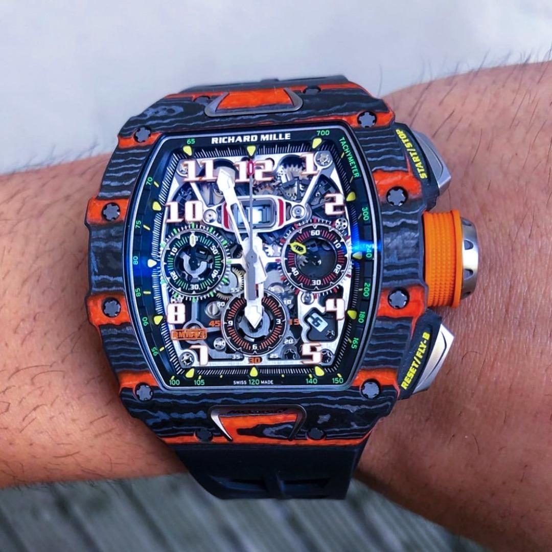 理查德米勒 Richard Mille RM 11-03 McLaren Automatic Flyback Chronograph, 名牌 ...