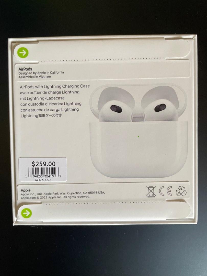 AirPods (3rd Gen Lightning), Audio, Earphones on Carousell