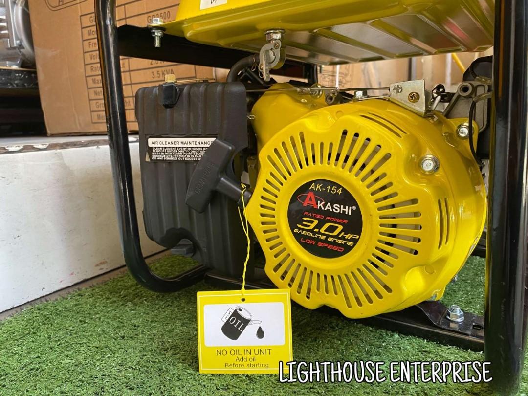 AKASHI Japan 1.5kva 1500w Inverter Gasoline Generator Set (GP1500 ...