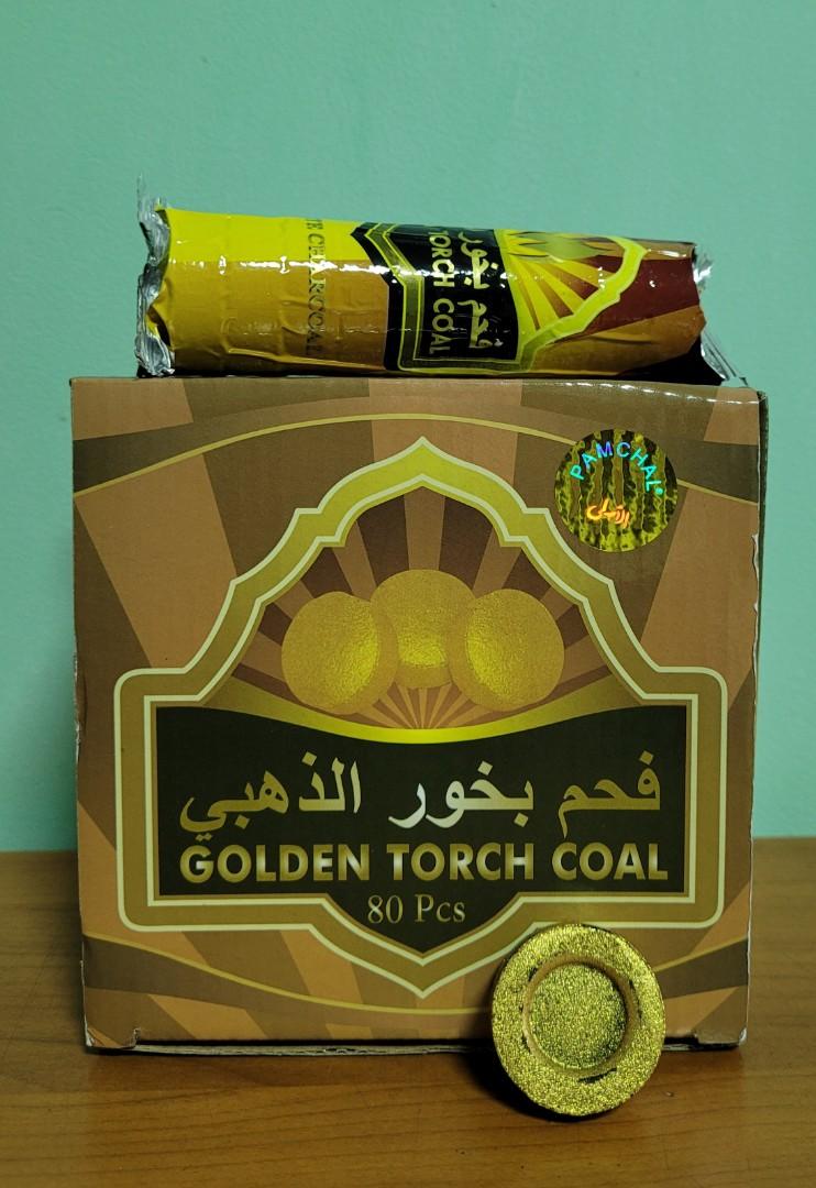 Golden Torch coal, Furniture & Home Living, Home Fragrance on Carousell