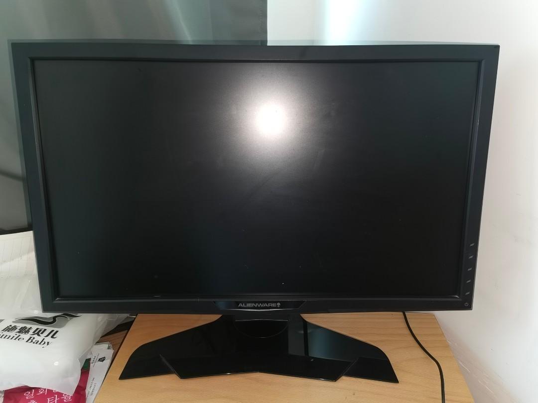 Alienware OptX™ AW2310 23 吋 120Hz (支援 3D) Full HD 寬螢幕顯示器, 電腦＆科技, 電腦周邊及 ...