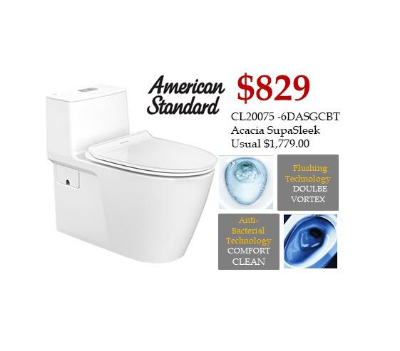 American Standard Toilet Bowl CL20075, Furniture & Home Living ...