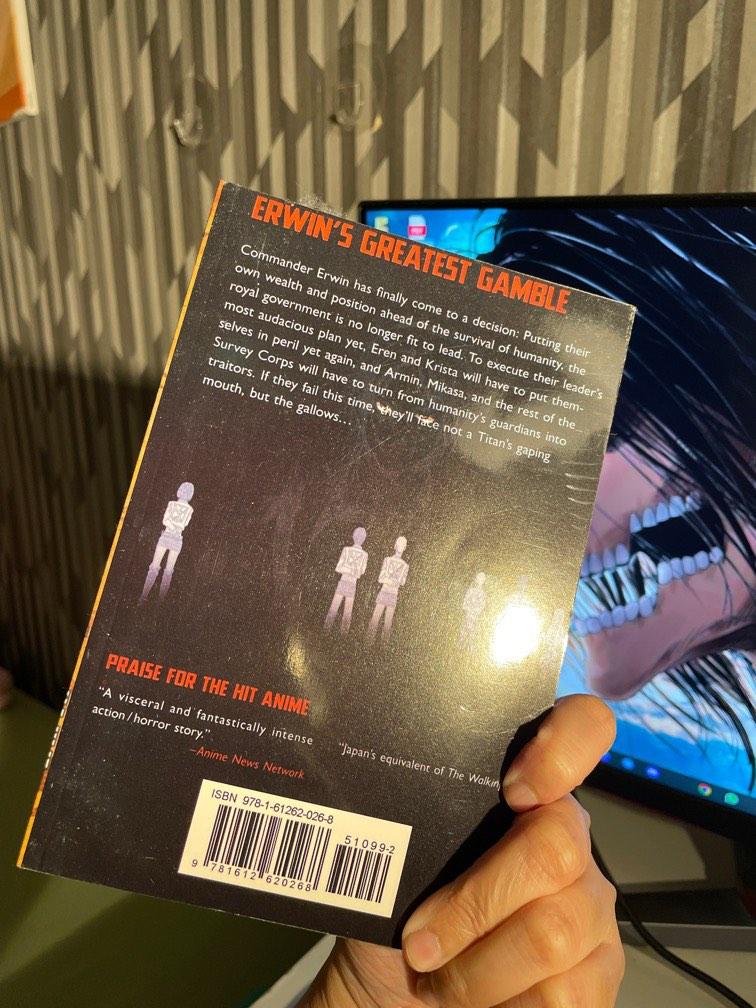 AOT Attack On Titan Vol 14 English Ver. Manga Comic, Hobbies & Toys ...