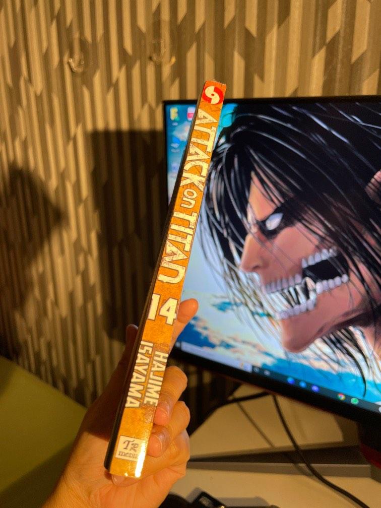 AOT Attack On Titan Vol 14 English Ver. Manga Comic, Hobbies & Toys ...