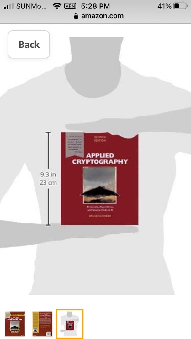 Applied Cryptography Protocols Algorithm And Source Code In C Bruce Schneier 興趣及遊戲 書本 And 文具