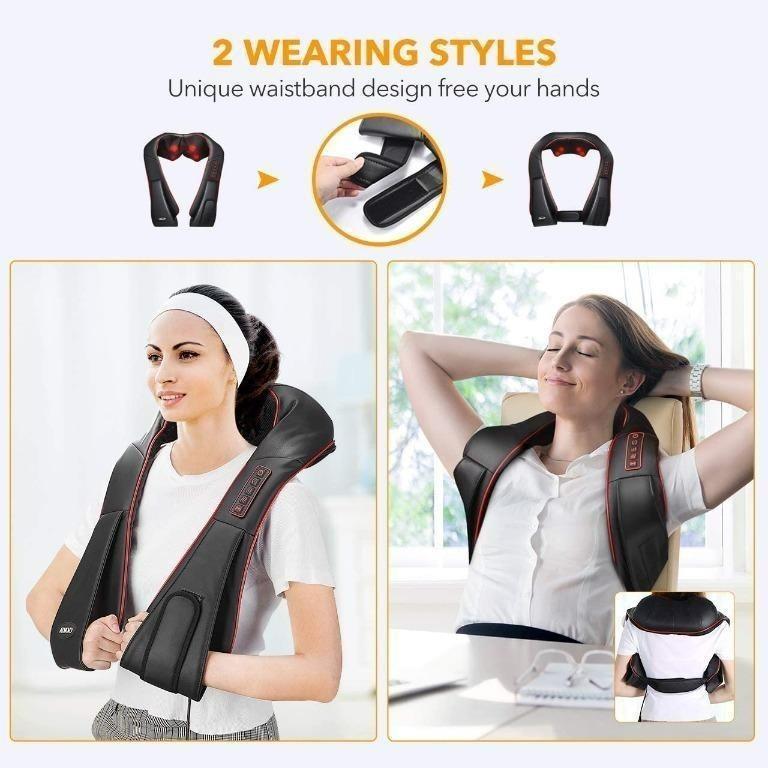 ATMOKO (MSS-328-V) | Shiatsu Neck & Shoulder Massager, Health ... ATMOKO (MSS-328-V) | Shiatsu Neck & Shoulder Massager, Health ...