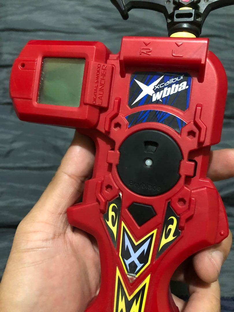Authentic beyblade Xcalibur wbba digital sword launcher by tomy japan ...