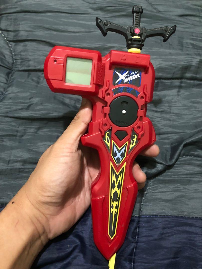 Authentic beyblade Xcalibur wbba digital sword launcher by tomy japan ...