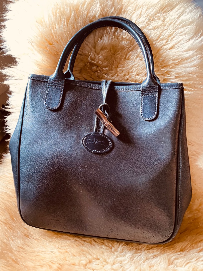 Authentic Longchamp leather bag, Luxury, Bags & Wallets on Carousell
