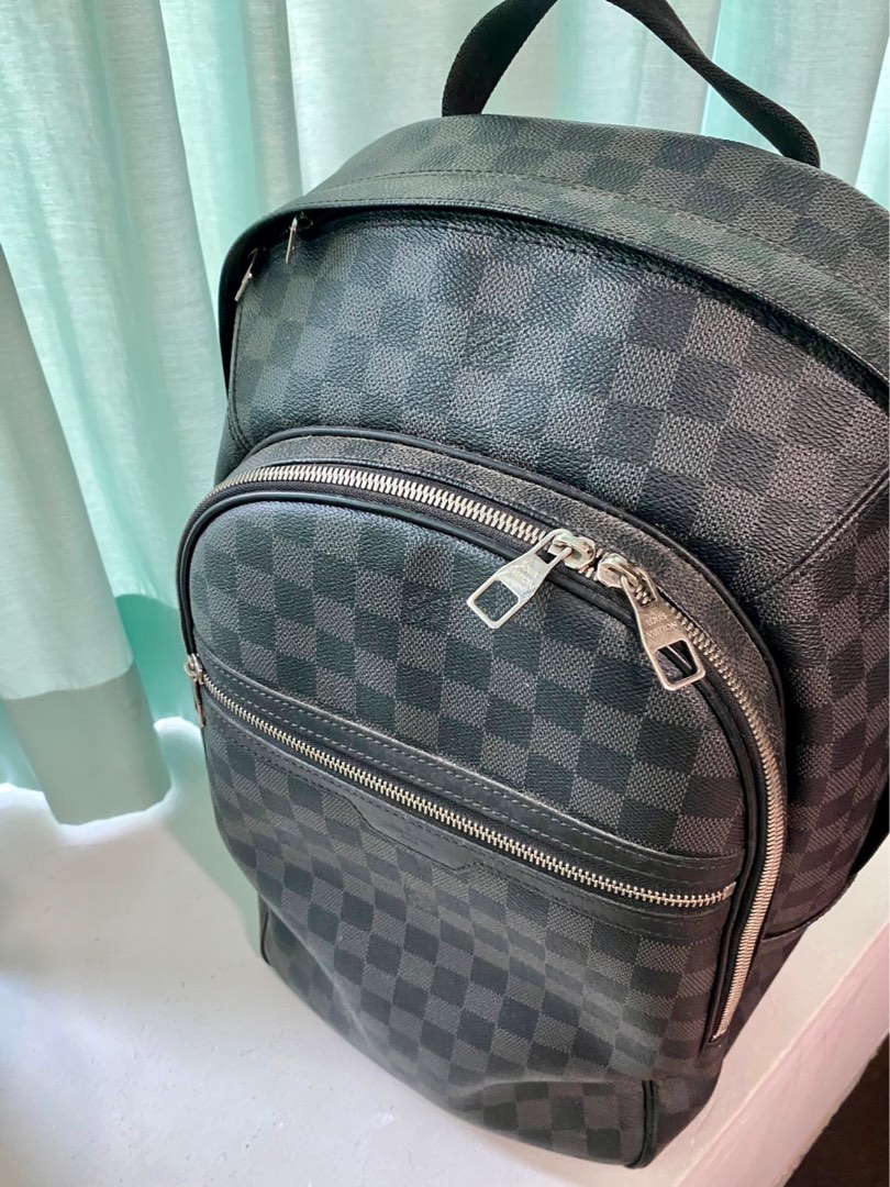 Authentic LV Michael Backpack in Damier Graphite canvas, Luxury, Bags ...