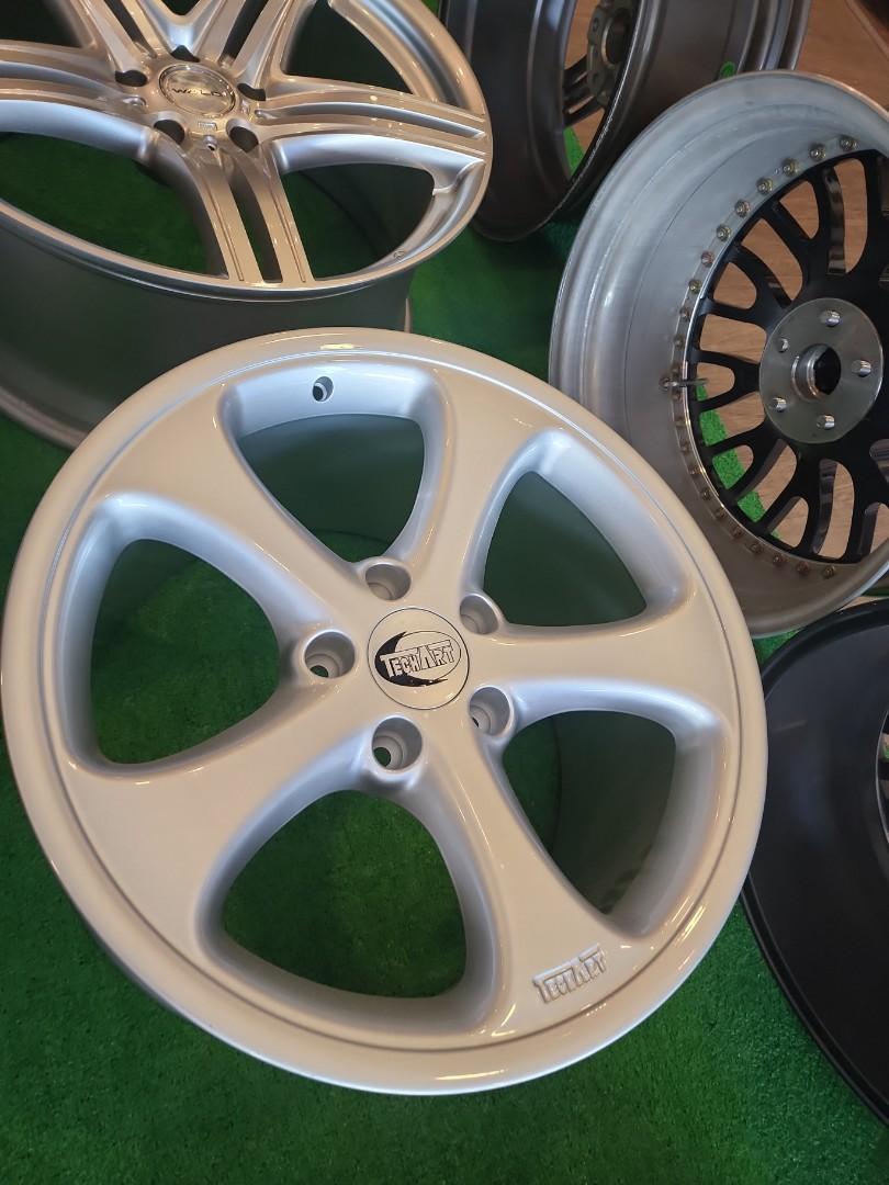 Authentic Techart Formula Rad Wheel Set (19 x11), Car Accessories ...