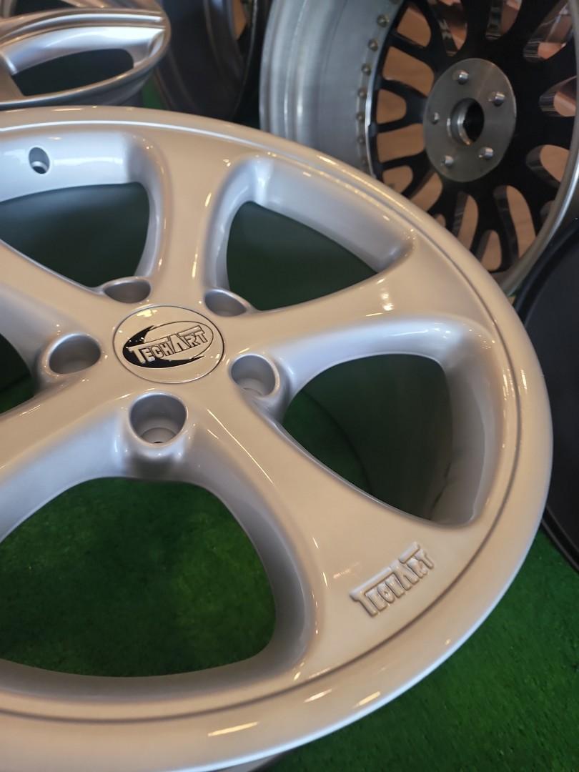 Authentic Techart Formula Rad Wheel Set (19 x11), Car Accessories ...