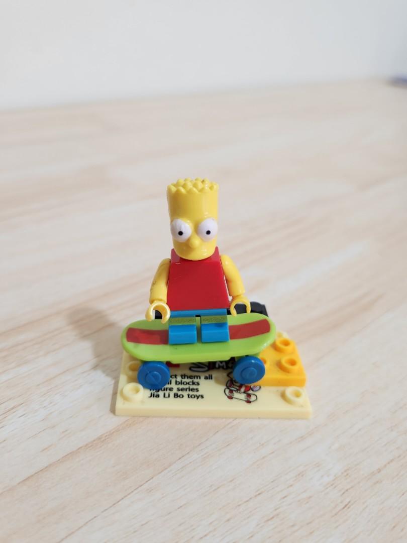 Bart Simpson Block Figure, Toys & Collectibles, Mainan di Carousell