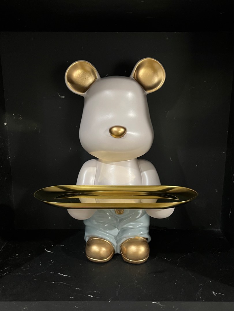 Bearbrick tray and key holder, Furniture & Home Living, Home Decor ...