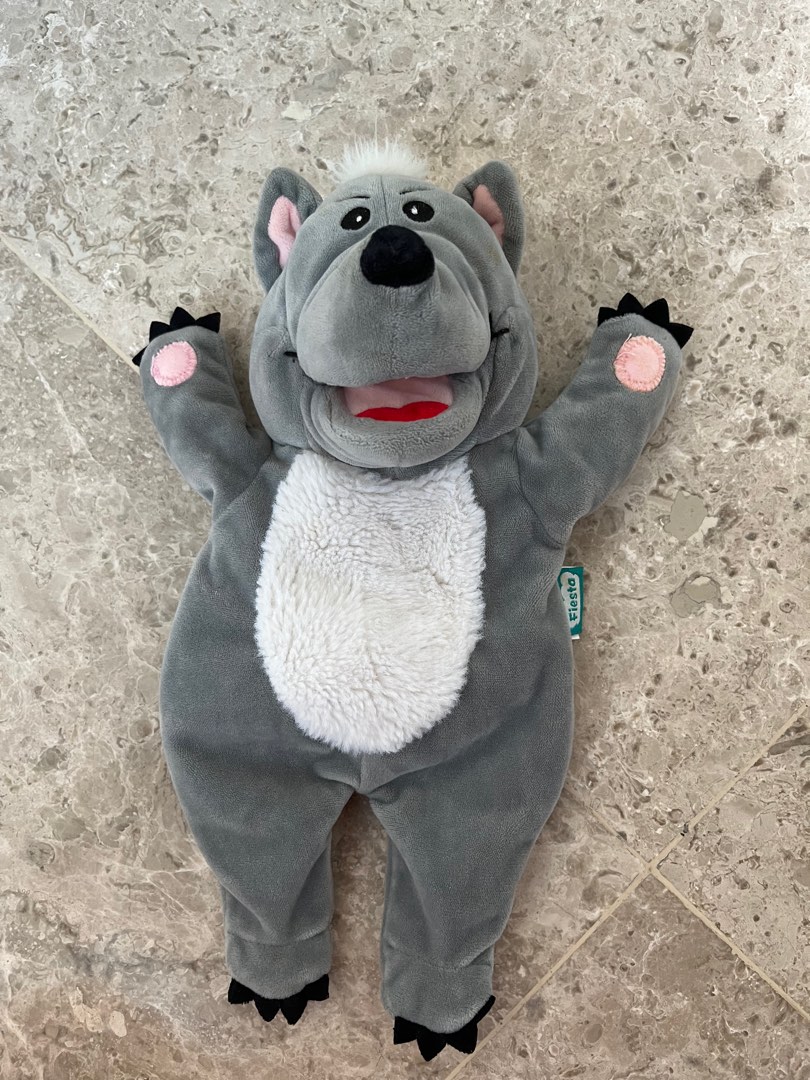 Big bad wolf hand puppet, Hobbies & Toys, Toys & Games on Carousell