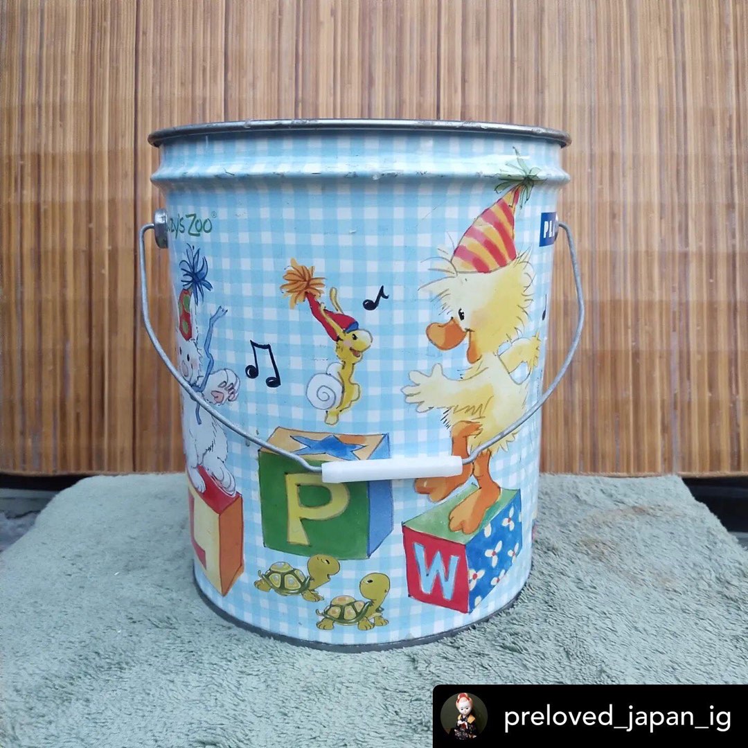 Big Tin Multipurpose Bucket, Furniture & Home Living, Home Improvement ...