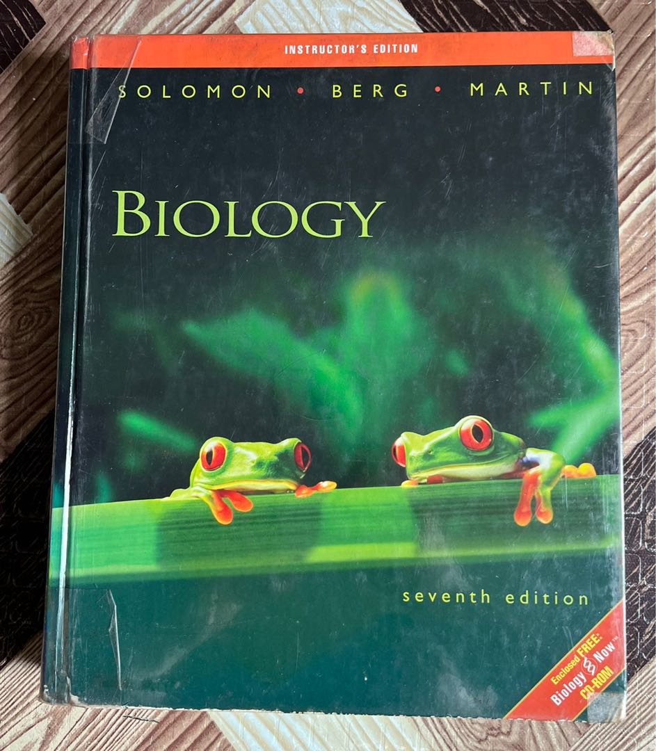 Biology- Solomon, Berg, Martin, Hobbies & Toys, Books & Magazines ...