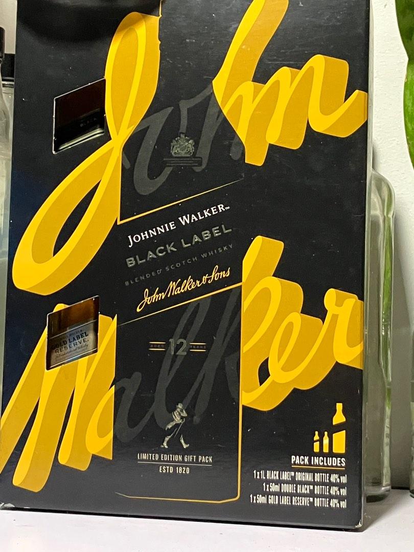 Johnnie Walker Black Label 3in1 box, Food & Drinks, Other Food & Drinks ...