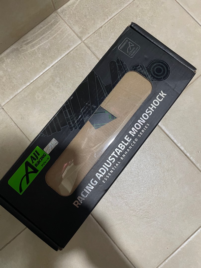 BNIB Aji Racing monoshock, Motorcycles, Motorcycle Accessories on Carousell