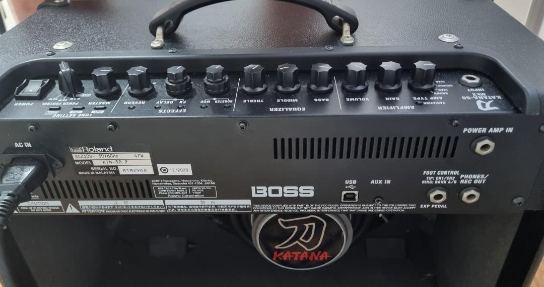 Boss katana 50 MK 2, Hobbies & Toys, Music & Media, Musical Instruments ...