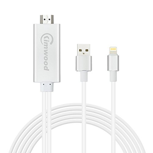 [BRAND NEW] Kimwood iPhone to HDMI Cable, Upgraded 6.5ft Lightning to ...