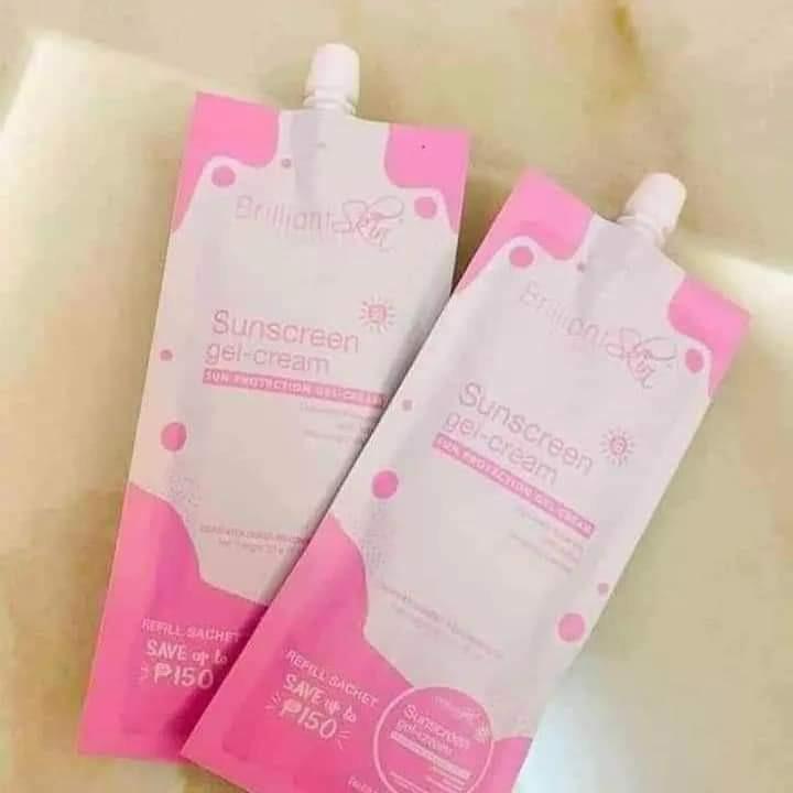 Brilliant Big Sunscreen Sachet Gel Cream 50g, Beauty & Personal Care ...