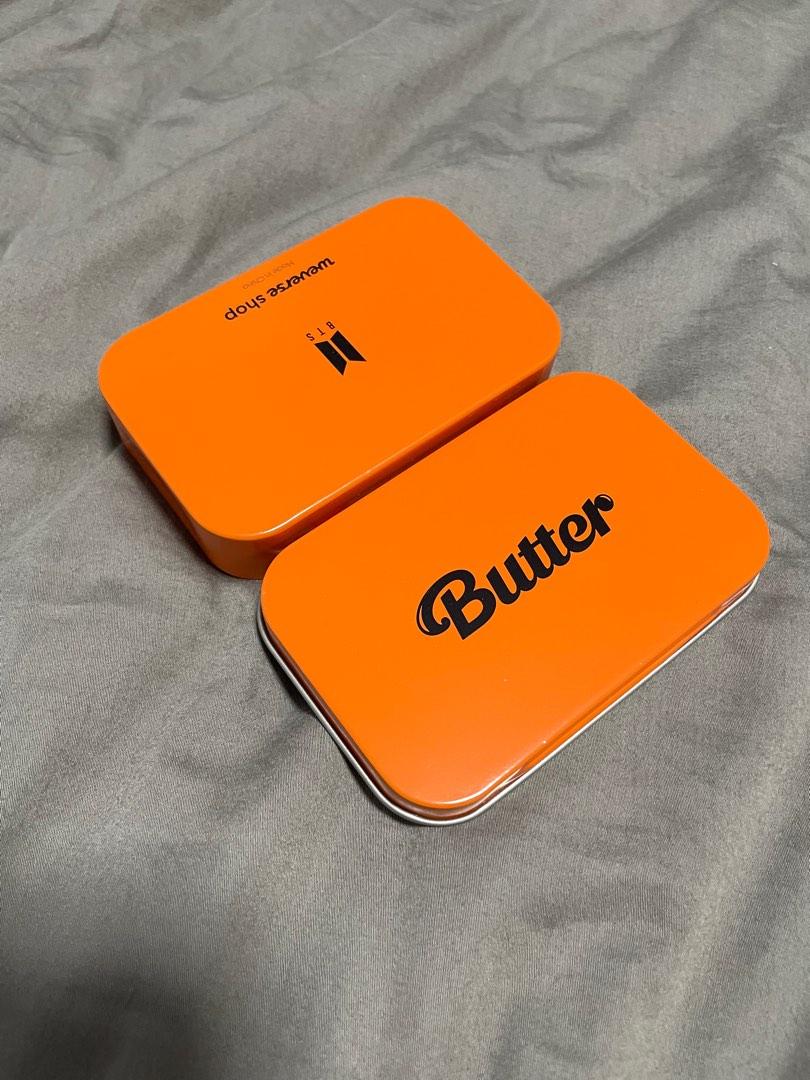 BTS BUTTER Weverse freebie - Metal tin box, Hobbies & Toys, Memorabilia ...